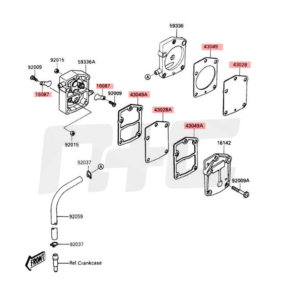 KEIHIN Kawasaki 650 Fuel Pump Rebuild Kit – N&C Jet Ski Ltd